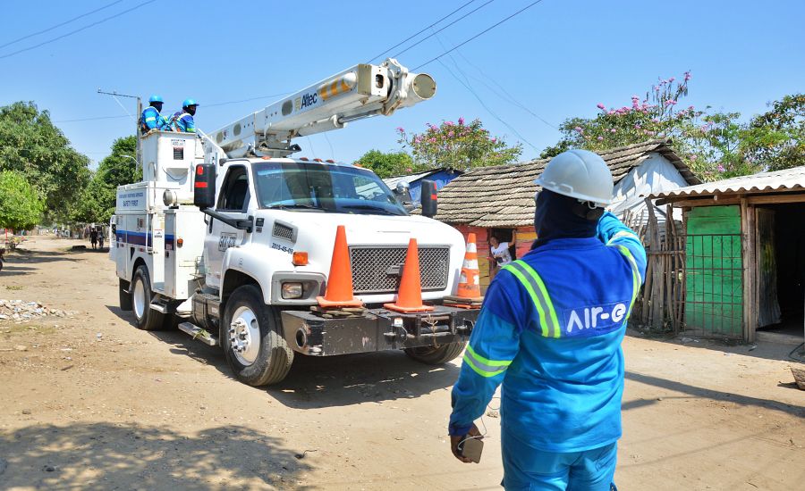 Air-e despliega plan especial con personal y vehículos para garantizar ...